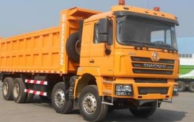 China Left Steering 350hp 380hp Carbon Steel 8x4 Tipper Truck Euro 2 for sale