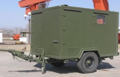 China 90km/H Semi Tractor Trailer Mobile Shower Trailer 1120L/H for sale