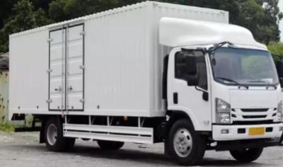 China Transportation Logistics 22 Ft Box Truck Van Double Axle 3Passengers for sale