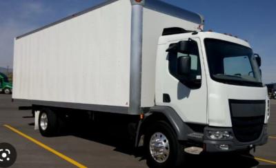 China Commercial Diesel 4x2 Cargo Box Truck 22 Foot 2 Axle for sale