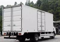 China Light Steel Diesel Van Diesel Box Truck 24ft Box Truck 4x2 for sale