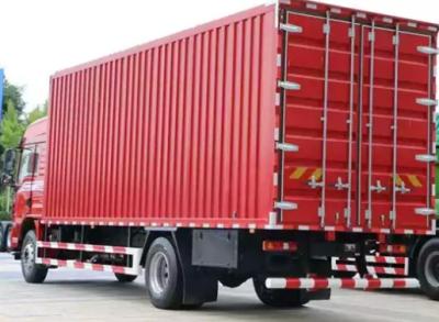 China Euro 2 Diesel Commercial Cargo Box Truck Motor Van 26 Ft for sale