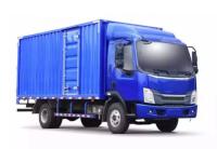 China Logistics 22 Ft Delivery Cargo Truck Box Double Axle 3Passengers for sale
