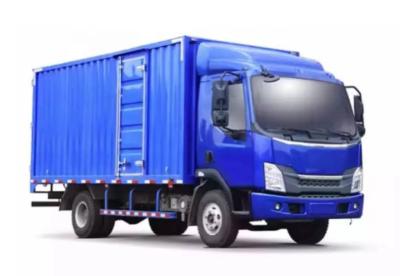 China Logistics 22 Ft Delivery Cargo Truck Box Double Axle 3Passengers for sale