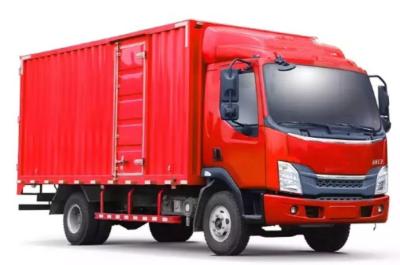 China 199kw 4x4 Medium Cargo Box Truck Dealer For Haul Transport for sale