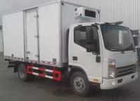 China 6 Cylinder Engine Diesel Refrigerated Box Truck Lorry 4x2 6.8m for sale
