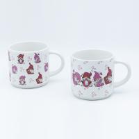 China Decal Fired Commemorative Valentine's Day Mug Dia 8.2*7.2 Cm 7.8 Cm H For Gift Shoppers for sale