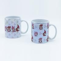 China Valentines Day Coffee Mug With Electroplated And Decal Fired 330ml For Festival Celebration Store for sale