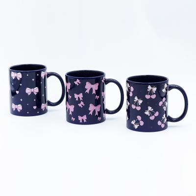China Valentine's Day Mug 350 Ml Capacity And Decal Fired For Gift Shoppers for sale