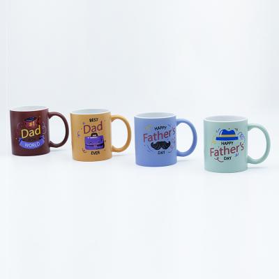 China Gift Shop Funny Fathers Day Mugs 11 Cm H 430 Ml Commemorative Custom Dad Mug for sale