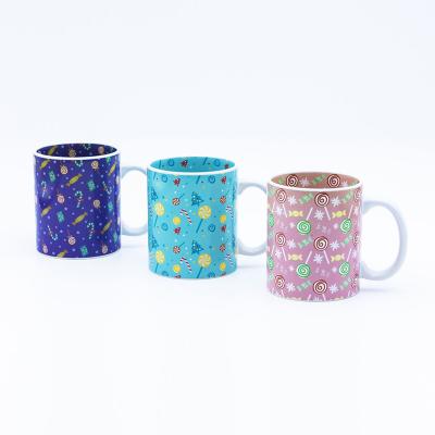 China Decal Fired Ceramic Christmas Coffee Mug 330 Ml For Souvenir Wholesale Shop for sale