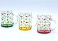 China Christmas Tea Cup Feature Decal Firing And Color Spraying 330ml For Holiday Cup And Gift Giving for sale