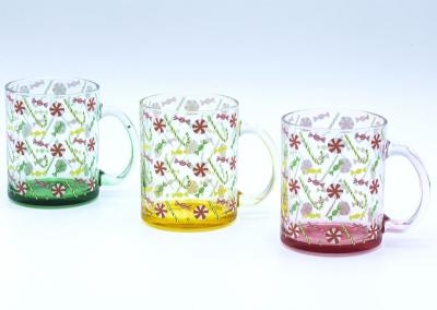 China Christmas Tea Cup Feature Decal Firing And Color Spraying 330ml For Holiday Cup And Gift Giving for sale