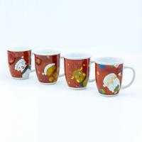 China 12 Oz Ceramic Coffee Mugs Decal Fired Commemorative For Festival Celebration Type for sale
