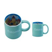 China Souvenir Coffee Mug Featuring Distinctive Decal Fired Decoration Suitable For Cultural Tourism Creative Store Keepsakes for sale