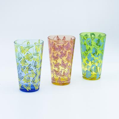 China Dia 8.7*5.7cm 14.6cmH 500ml Easter Day Cups With Decal Fired And Color Spraying Memorable For IP Customer for sale