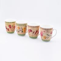 China Summer Coffee Mug Featuring 330ml Capacity Decal Fired Design Diameter 9.1cm Height 11cm Suitable For Gift Stores for sale