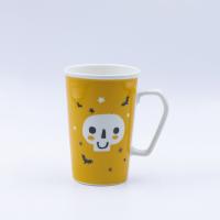 China 410ml Halloween Mug With Decal Fired Dia 8.6*6cm 12.8cmH Customizable For Festival Gift Enthusiast for sale