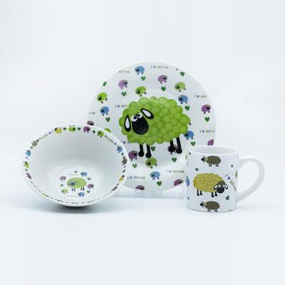 China 230ml Mug And 400ml Bowl Souvenir Ceramic Irish Dinnerware For Tourism Creative Store for sale