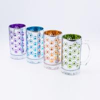 China 15 Cm Height Ceramic 450 Ml Souvenir Cup Color Spray Electroplating Design Gift Store Merchandise for sale