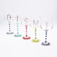 China Stylish Spring Goblet With Unique Decal Fired Pattern Suitable For Home Goods Stores And Gift Collections for sale