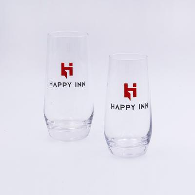 China Gift Shop 370ml Branded Cups With Decal Fired Dia 5.4*5cm 14.5cmh Customized Logo for sale