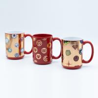 China Licensed Mug With Laser Decal Fired Unique Design 430ml Capacity Perfect For Souvenir Stores for sale