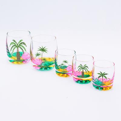 China Dia 4.6*4.5cm 6.2cmH 180ml Souvenir Coffee Mug With Decal Fired And Spraying Color Unique Design For Gift Stores for sale