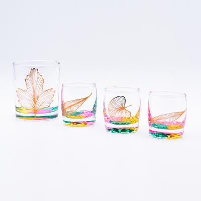 China Unique Design Coffee Mug With Decal Fired And Spraying Color Dia 6.6*6cm 8.1cmH 210ml For Souvenir Store for sale