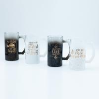 China 520ml Souvenir cup with color spraying and laser decal Dia 7.8*7.8cm 15.1cmH unique for gift stores for sale