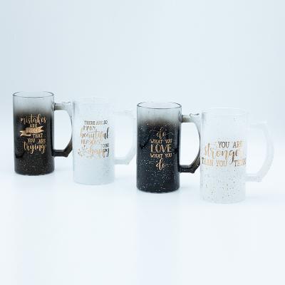 China 520ml Souvenir cup with color spraying and laser decal Dia 7.8*7.8cm 15.1cmH unique for gift stores for sale