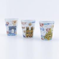 China Dia 5*3.5cm 6cmH 45ml souvenir cup with decal fired commemorative significance for souvenir shop for sale