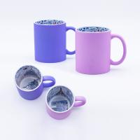 China 330ml Souvenir coffee mug with decal fired Dia 8*8cm 9.5cmH commemorative for tourist attractions for sale