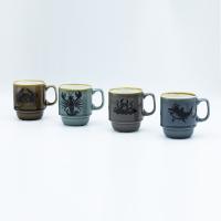 China 350ml Souvenir coffee mug with decal fired special design for underwater world enthusiast for sale