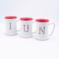 China Unique Decal Fired Two Tone Collectible Coffee Mug Bulk 550ml Capacity For Retail And Gift Shops for sale