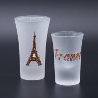 China 65ml Souvenir acid-etched cup with  decal fired commemorative for cultural and tourism creative store for sale