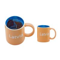 China Souvenir Coffee Mug Featuring Distinctive Decal Fired Decoration Suitable For Cultural Tourism Creative Store Keepsakes for sale