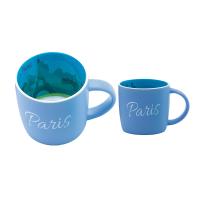 China Inside And Outside Decal Fired Ceramic Coffee Mugs 350 Ml 11 Oz For Souvenir Shop for sale