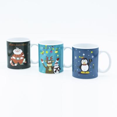 China Ceramic 330ml Unique Christmas Mugs For Holiday Celebrations for sale