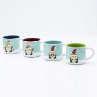 China Decal Fired Christmas Mug Bulk Sale Ceramic Design For Holiday Celebrations for sale