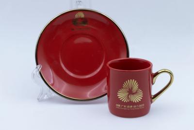 China Customized Ceramic Mug With Electroplating For Ceramic Material for sale