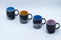 China Bulk Customized Ceramic Mug With Outside And Inside Decal Fired for sale