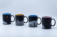 China Bulk Customized Ceramic Mug With Outside And Inside Decal Fired for sale