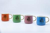 China Customized Ceramic Mug With Electroplating For Ceramic Material for sale