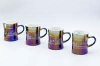 China Customized Ceramic Mug With Electroplating For Ceramic Material for sale
