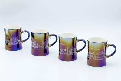 China Customized Ceramic Mug With Electroplating For Ceramic Material for sale