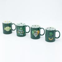 China Decal Fired St Patrick's Day Beer Mugs For Tourist Attractions for sale