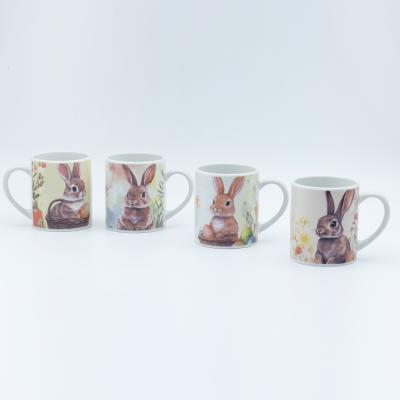 China 330ml Easter Mug Factory Ceramic Household Decal Fired for Memorable Easter Dinnerware for sale