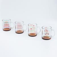 China Customizable Thanksgiving Mug with Glass Material and Decal Fired Design for Festive Celebrations for sale