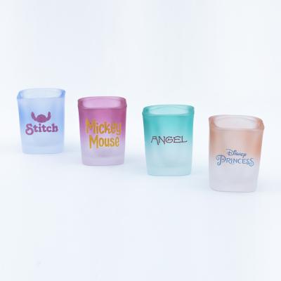 China Decal Fired Shot Cup with Customizable Commemorative Significance for Souvenir Shops for sale